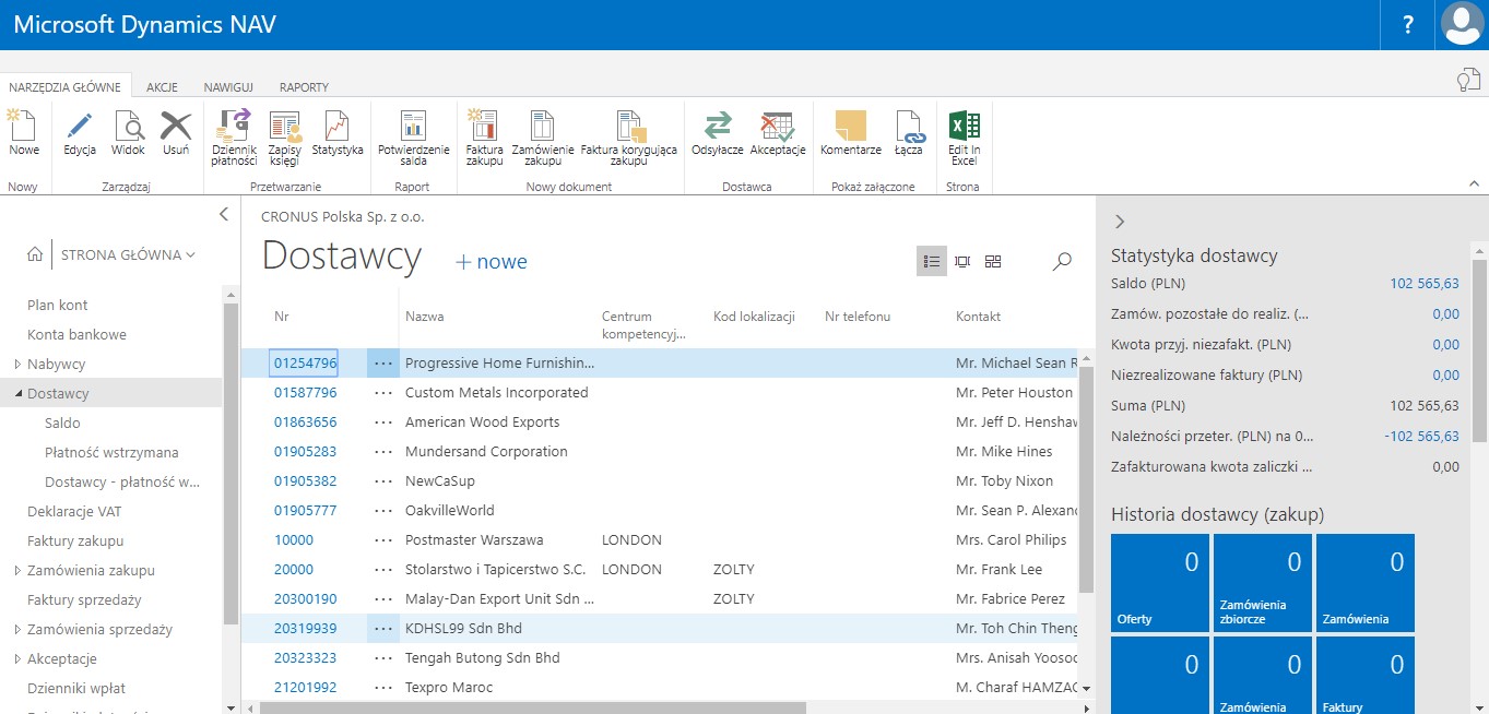 Integracja z Excel w Microsoft Dynamics NAV 2017 – Oprogramowanie ERP ...